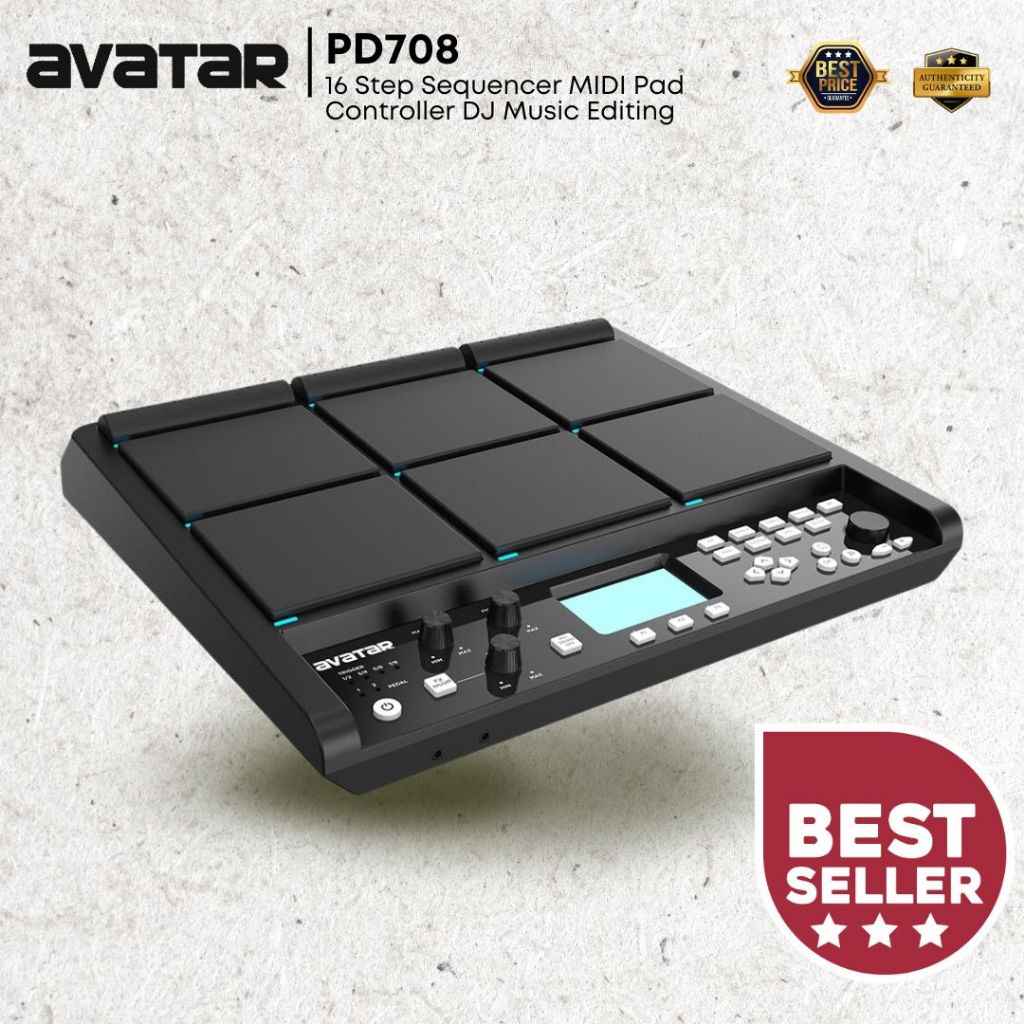 Avatar Sampler Pad Professional Electronic Drum Pad ( PD708 ) | Shopee ...