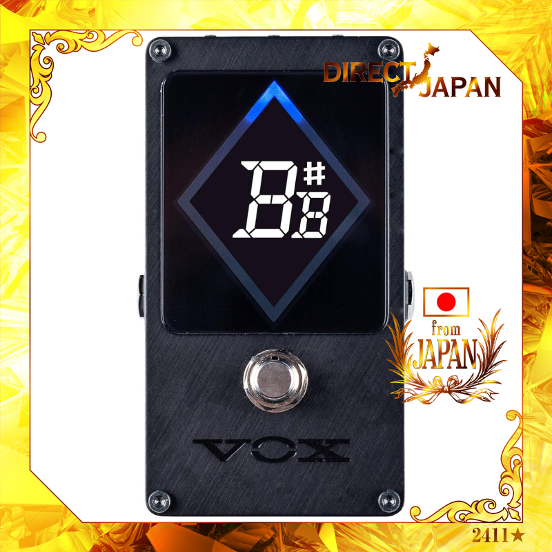 VOX Strobe Pedal Tuner (VXT-1) Ultra-high precision tuning of ±0.02 ...