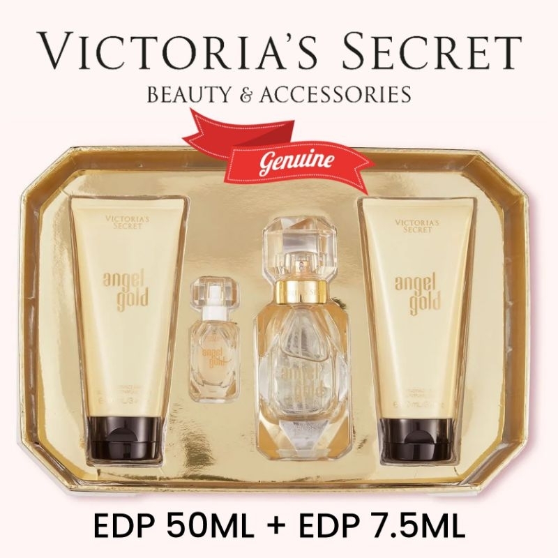 💯🇲🇾 𝙂𝙀𝙉𝙐𝙄𝙉𝙀 𝘽𝙊𝙐𝙏𝙄𝙌𝙐𝙀 𝙑𝙄𝘾𝙏𝙊𝙍𝙄𝘼'𝙎 𝙎𝙀𝘾𝙍𝙀𝙏 ANGEL GOLD 4-IN-1 GIFT SET [EDP 50ML] | Shopee Malaysia