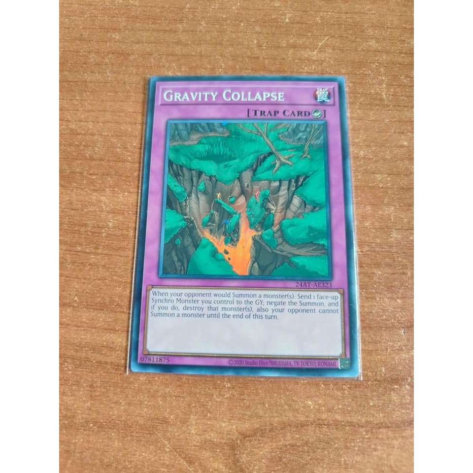 Yugioh: 24AT-AE323 Gravity Collapse (COMMON) | Shopee Malaysia