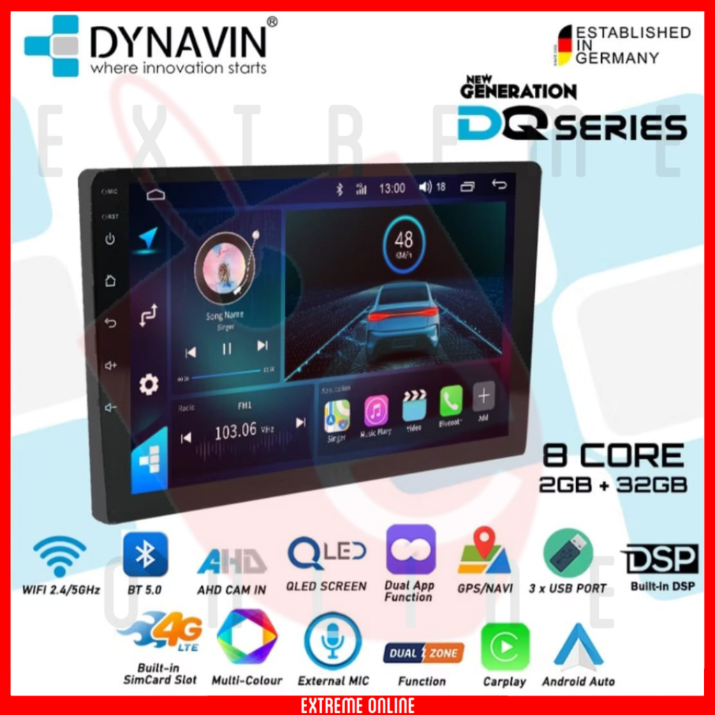 Dynavin DZ Series With 4G/CarPlay/DSP/Android Auto (Octa-Core 2GB RAM ...
