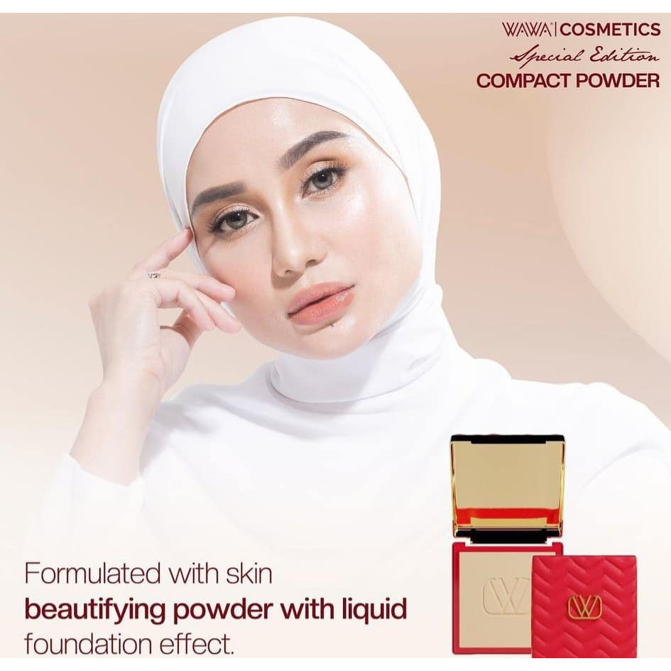 [ORIGINAL HQ ] NEW WAWA COMPACT POWDER SPECIAL EDITION | Shopee Malaysia