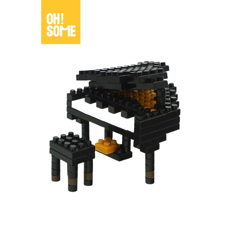 OHSOME - Jike Grand Piano Shaped Building Blocks (30g)/ DIY Blocks ...