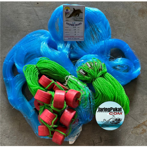 030 7A 30Mata 45Meter Jaring Pukat Ikan Tangsi / Sepat Ikan Tangsi 7A ...