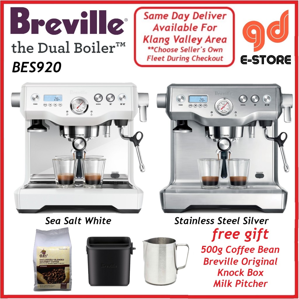 Breville BES920 The Dual Boiler Coffee Maker Coffee Machine Espresso | Shopee Malaysia
