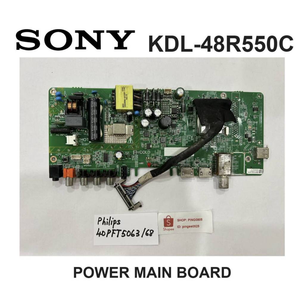 SONY BRAVIA TV KDL-48R550C KDL48R550C 48R550C Power Main Board All-in-One AIO Board 1-894-094-12 ...