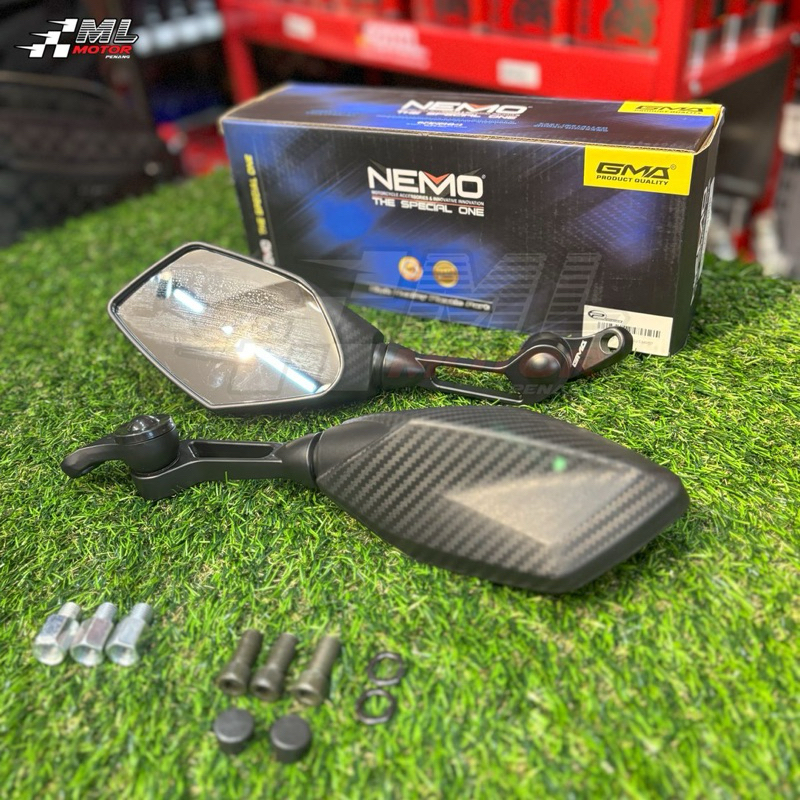 Universal Rear View Side Mirror GMA NEMO Carbon XMAX NMAX NVX ADV160 ...