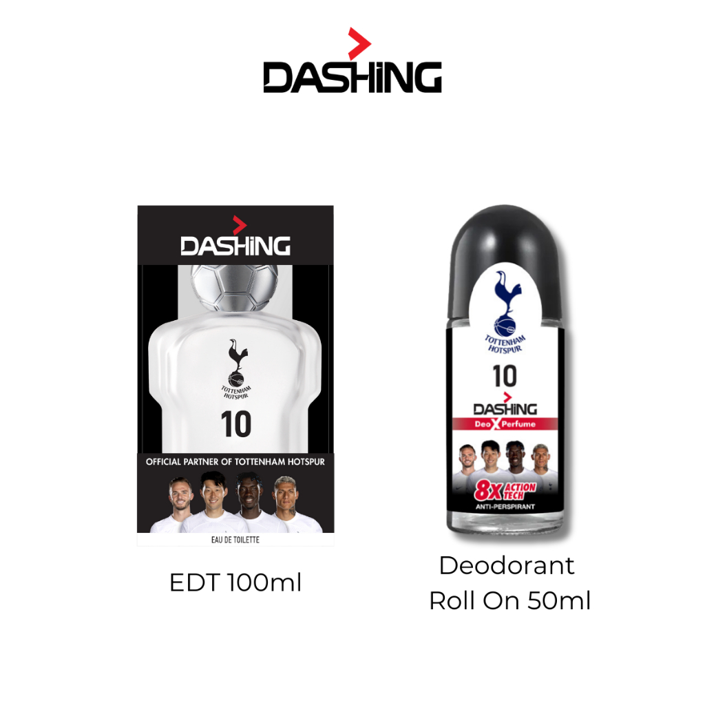DASHING Tottenham Hotspur 10 EDT 100ml + DASHING Tottenham Hotspur Deo ...