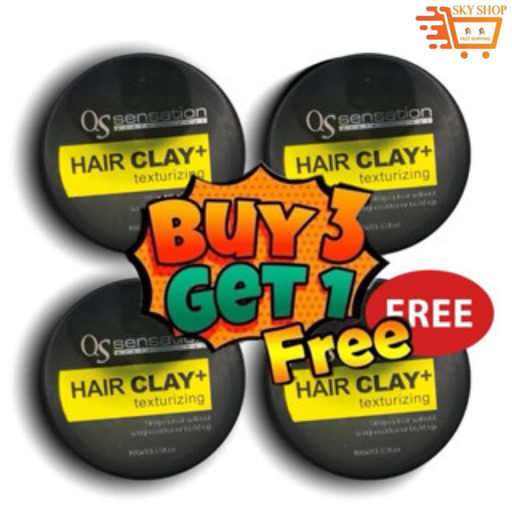 [QS] Sensation Hair Clay + Texturizing 100ml | Shopee Malaysia