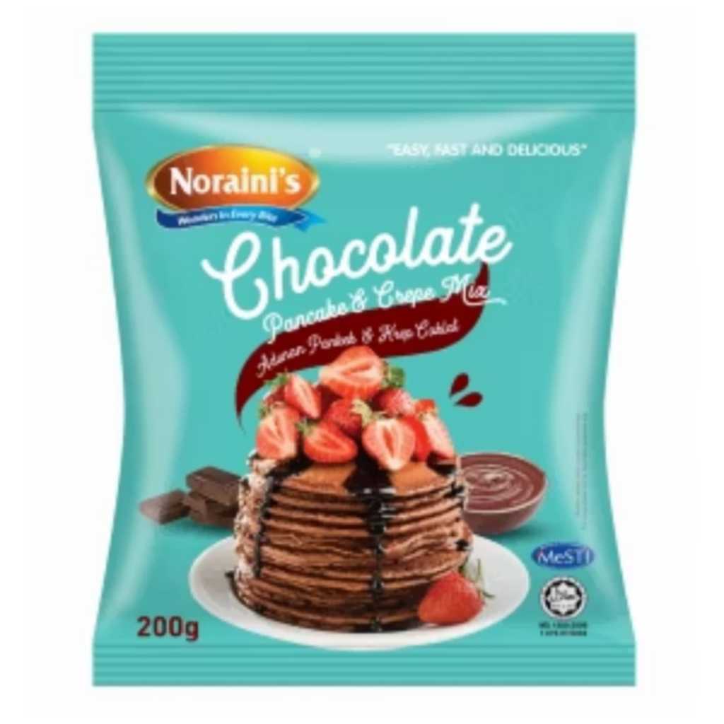 Noraini's Adunan Pankek & Krep Coklat 200g | Shopee Malaysia