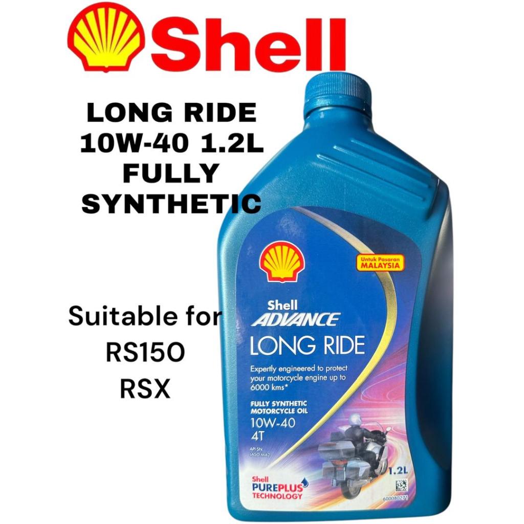 Shell Advance Long Ride 10W40 1L / 1.2L Fully Synthetic | Shopee Malaysia