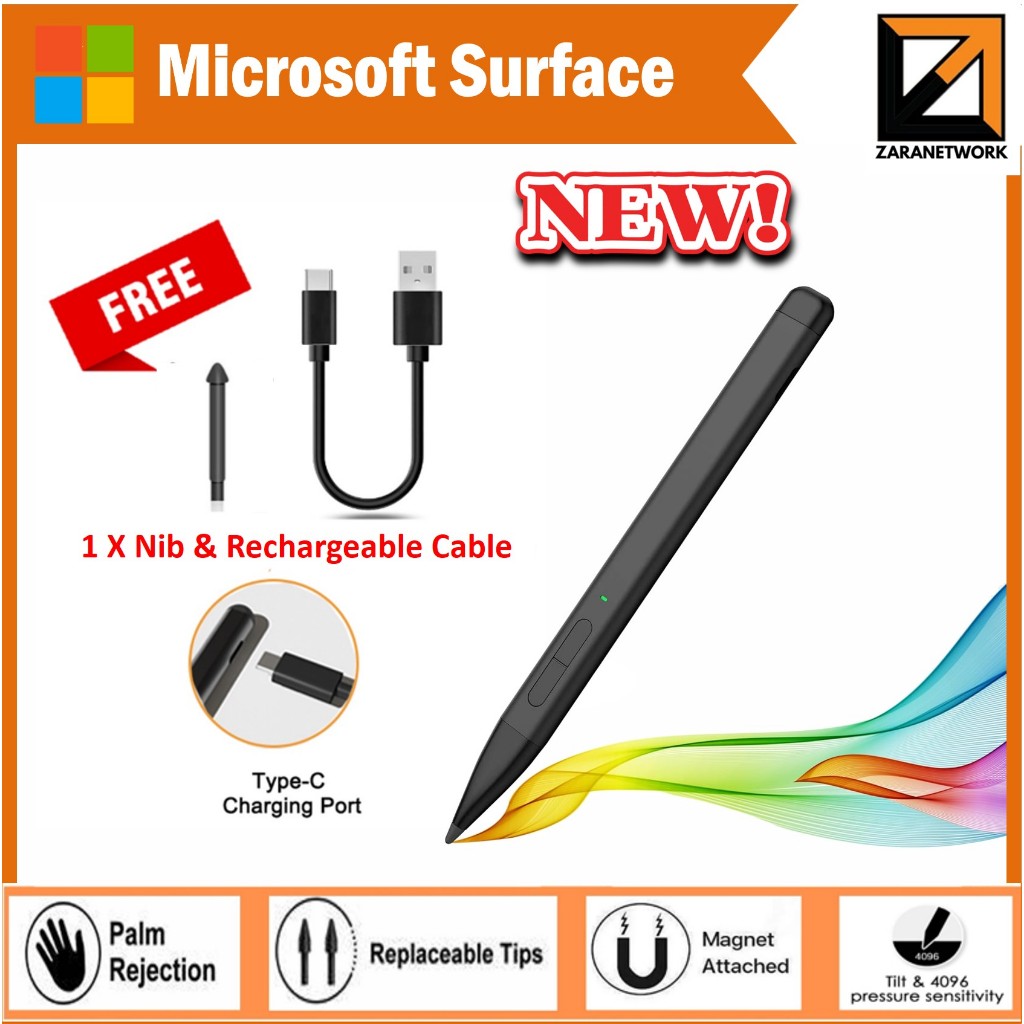Magnetic Stylus Pen Pencil For Surface Pro 3/4/5/6/7/ X /Surface Go 3 ...