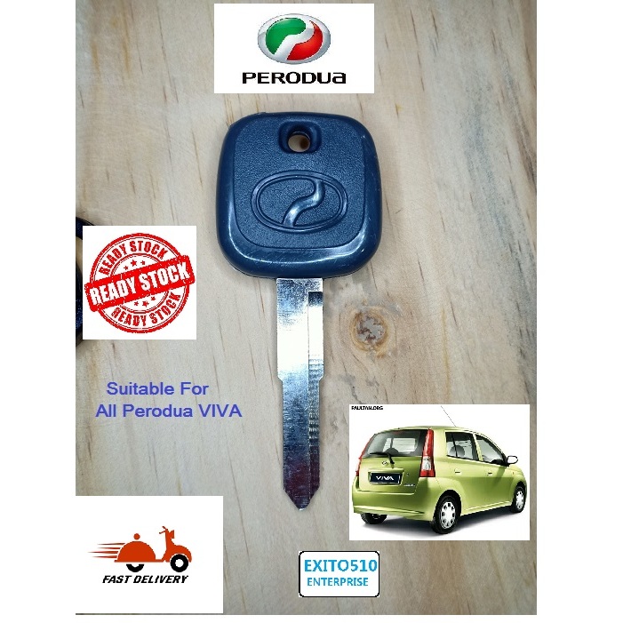 PERODUA VIVA KEY BLANK/ALZA/VIVA/ MYVI KUNCI | Shopee Malaysia