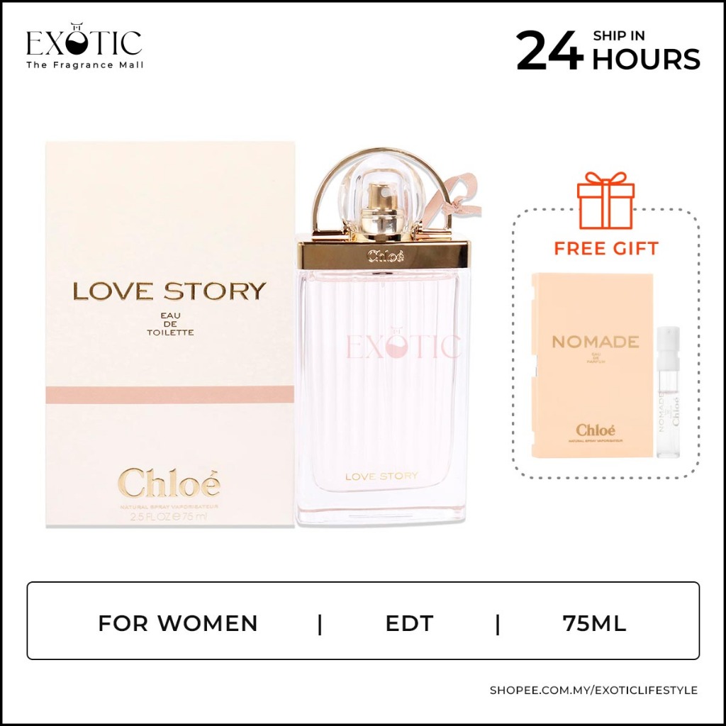 Chloe Love Story 75 ml EDT-EDP For Women | Shopee Malaysia