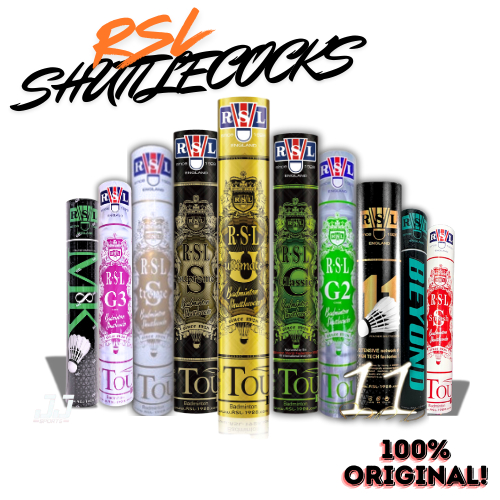 RSL CLASSIC / G2 / STREME / SMASH / ULTIMATE / SUPREME SHUTTLECOCK ...