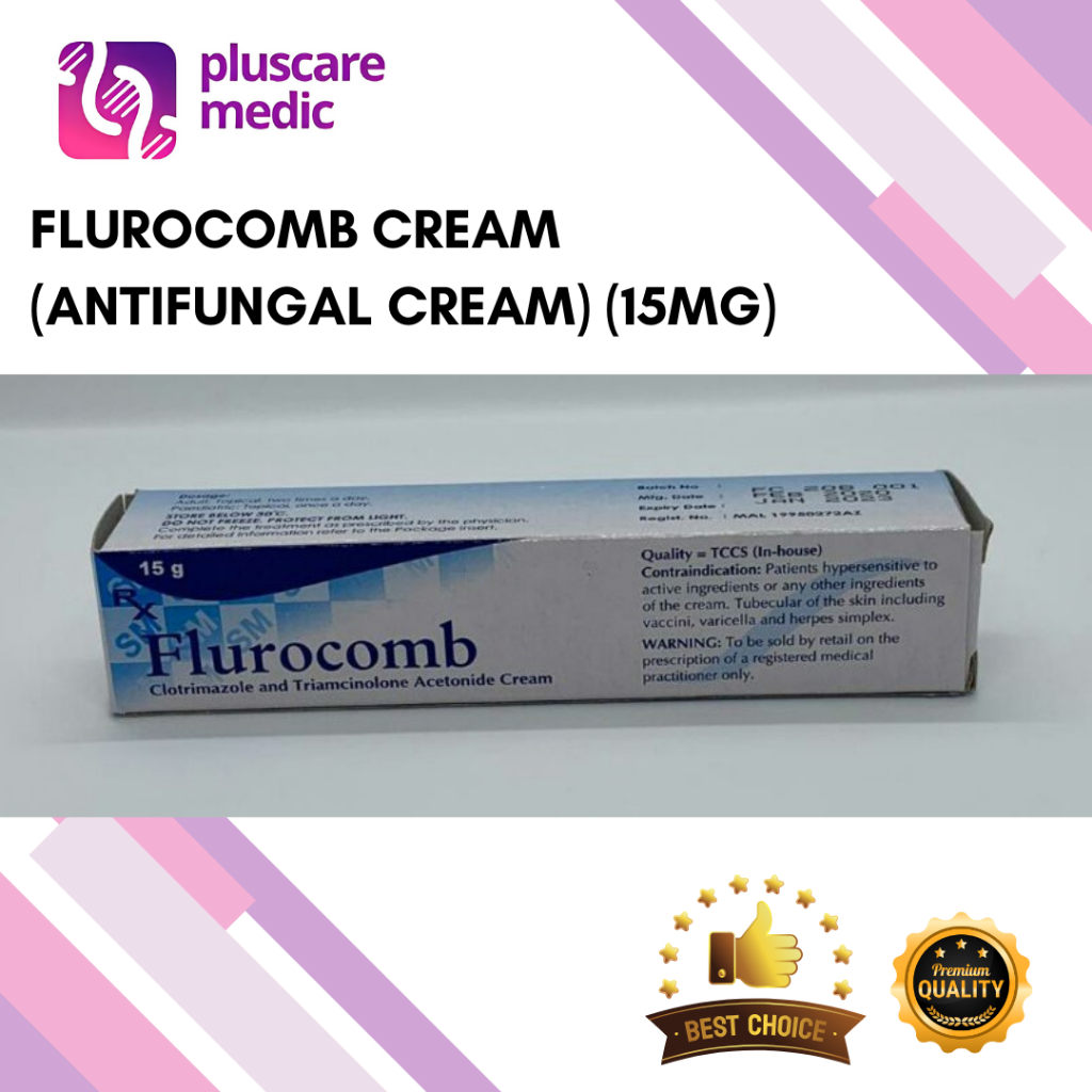 Flurocomb Cream (Antifungal Cream) (15mg) | Shopee Malaysia