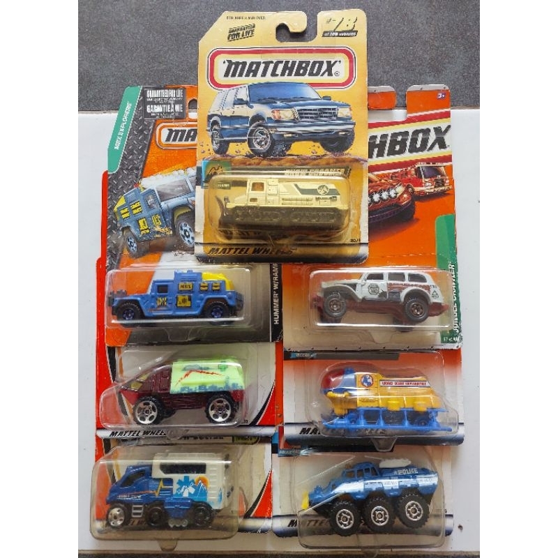 Matchbox Battering Ram Jungle Crawler Hummer W/Ramp Armoured Police ...