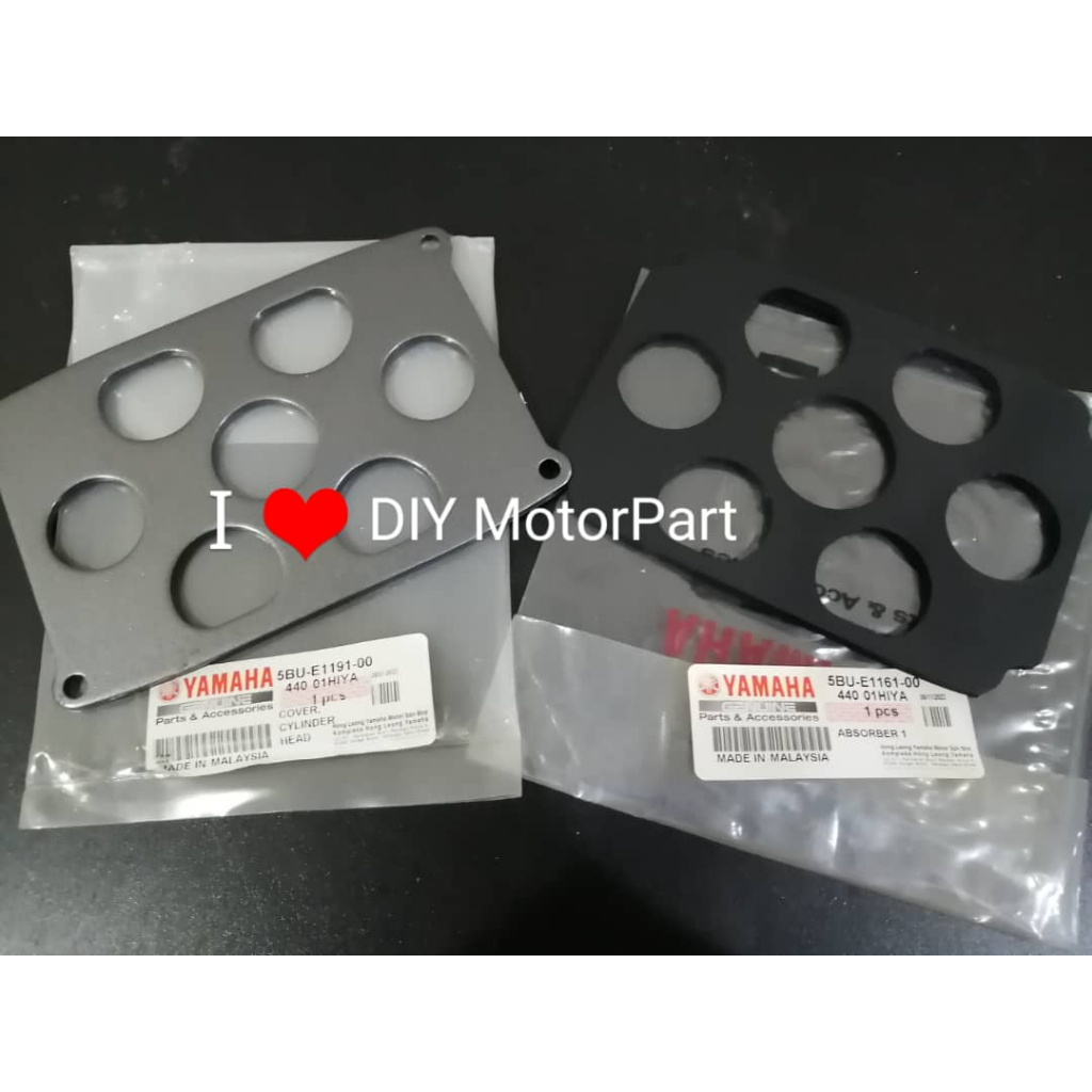 Y125ZR 5BU-E1161 & 5BU-E1191 Rubber & Cover Plate Head Cylinder / Getah ...