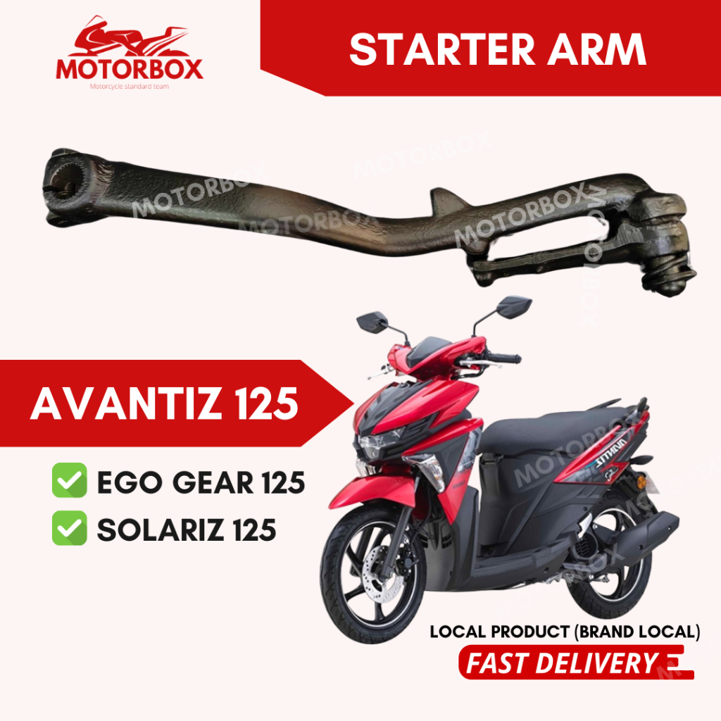 AVANTIZ 125 STARTER ARM - SOLARIZ EGO GEAR SOLARIS AVANTIS KICK STARTER ...