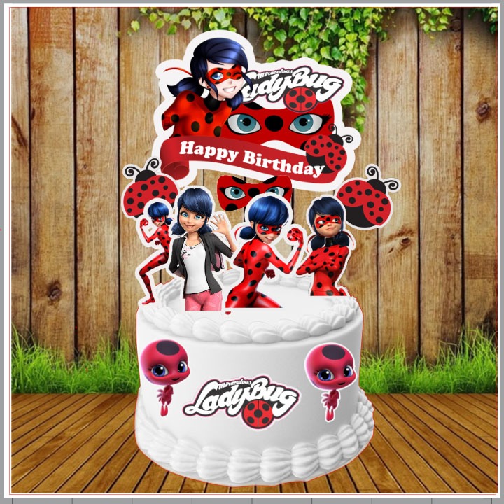 LADYBUG CAKE TOPPER 001 | Shopee Malaysia
