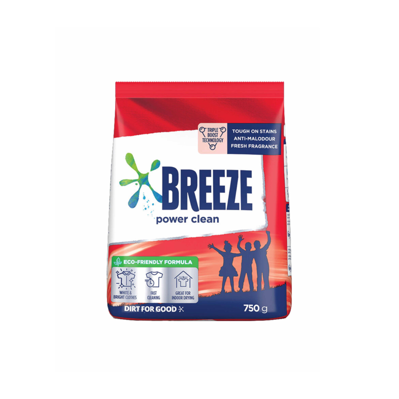 Breeze Detergent Powder - Power Clean (750g) | Shopee Malaysia