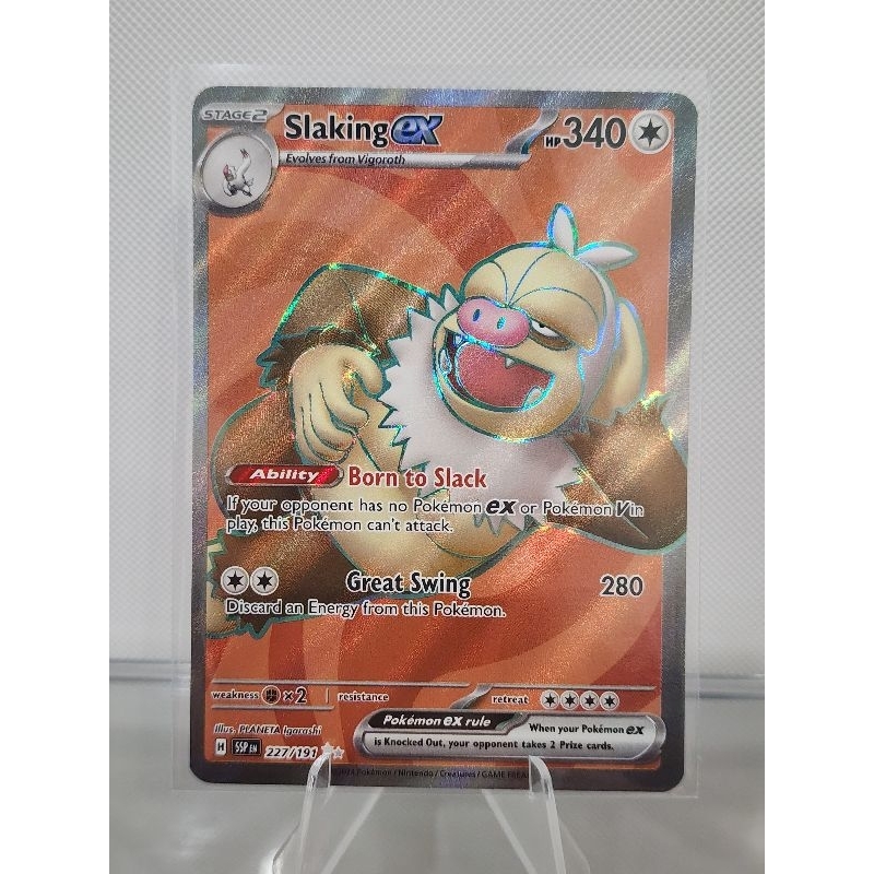 2024 Slaking Ex Card (Full Art Holo) | Shopee Malaysia