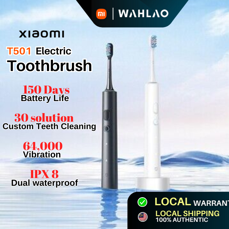Xiaomi Mijia T501 Sonic Electric Toothbrush works with Mijia APP | Shopee Malaysia