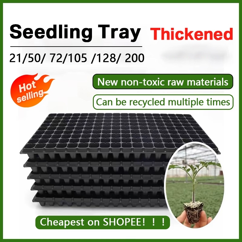 21 50 72 105 128 200 Holes Seedling Tray Plastic Nursery Tray Bekas ...