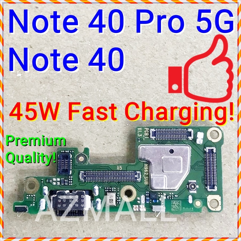 (45W Fast Charge) NEW ORI SIM Slot Charging Port IC SUB Board MIC ...