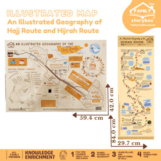 An Illustrated Geography Of The Hajj and Hijrah Route | Islamic Wall ...