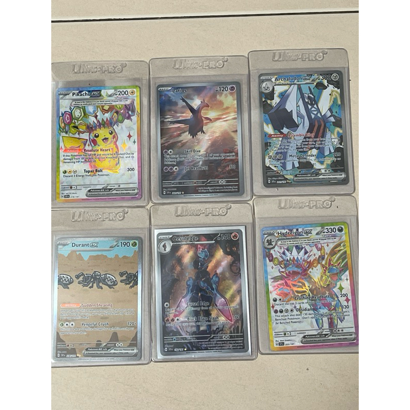 Pokemon Surging spark pikachu Latios Archaludon ex Ceruledge durant ex ...
