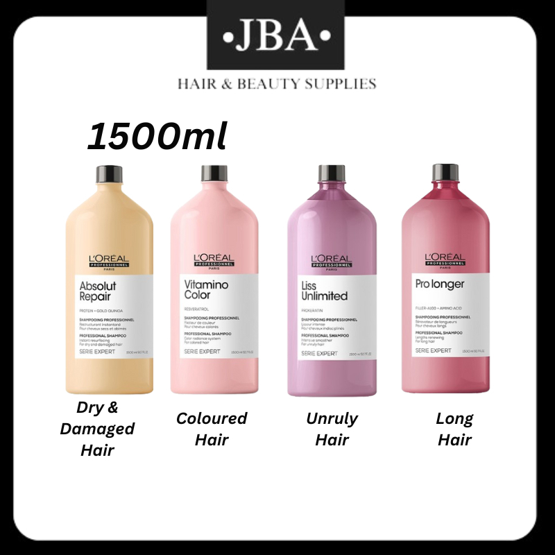 Loreal Professionnel Shampoo 1500ml Absolute Repair / Vitamino Color ...