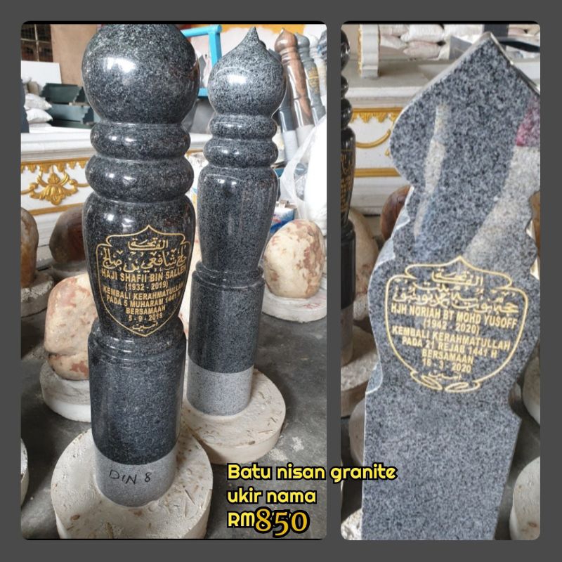 BATU NISAN JENIS GRANITE / PENANDA KUBUR | Shopee Malaysia