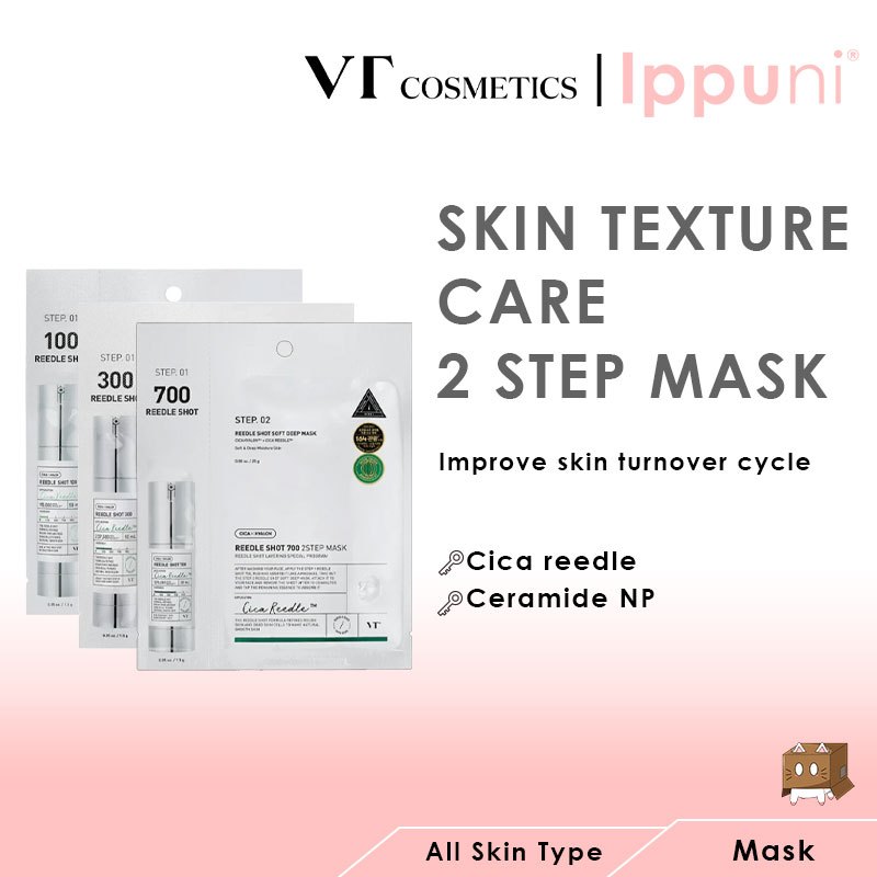 VT COSMETICS Reedle Shot 100/300/700 2 Step Mask (1ea) | Shopee Malaysia