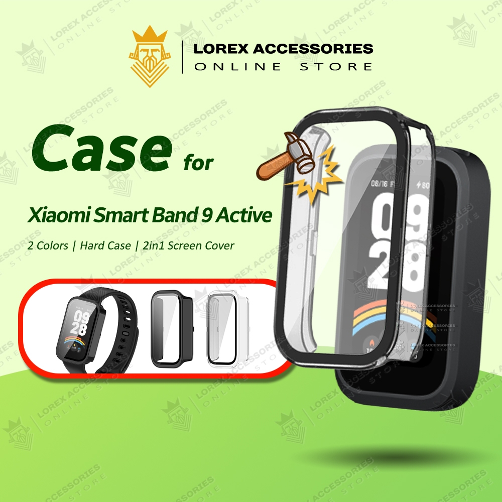 Case for Xiaomi Smart Band 9 Active, 2in1 Hard Screen Cover, Body ...