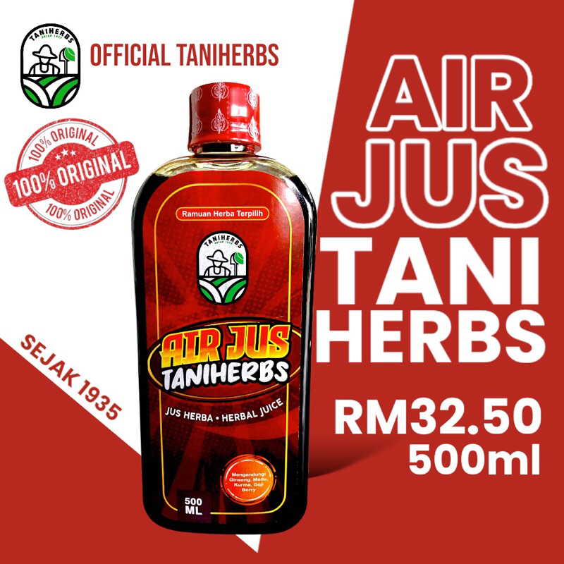 500ml AIR JUS TANIHERBS Tonic 100% Original | Shopee Malaysia