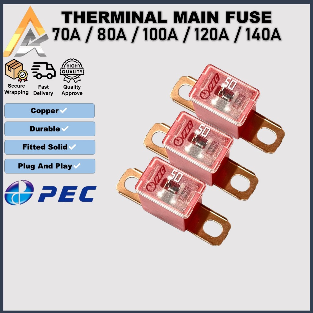 ORIGINAL JAPAN PEC BOLT-TYPE ALTERNATOR MAIN FUSE FOR PERODUA,PROTON ...