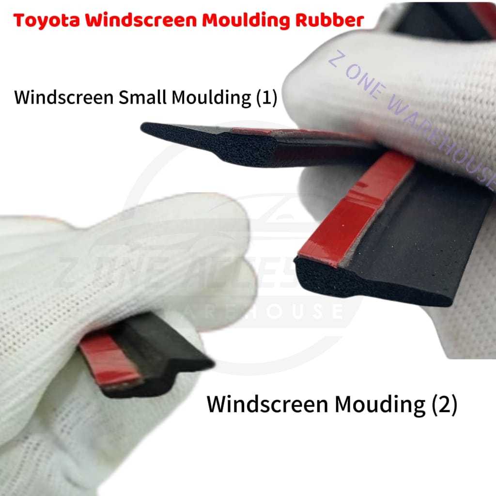 TOYOTA Windscreen Moulding / Windshield Seal Universal & Windscreen ...