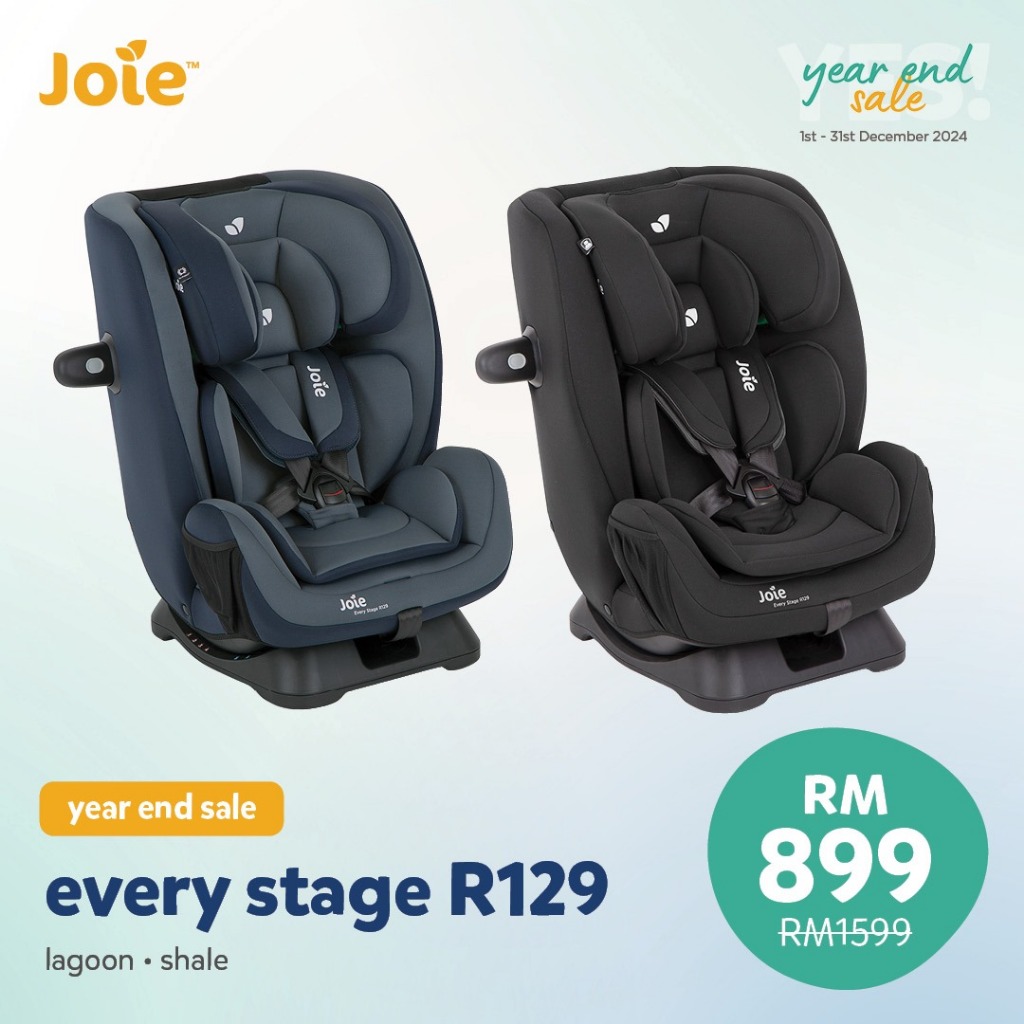 Joie Every Stage R44/R129 Car Seat (New Born to 36kg) [MIROS & JPJ ...