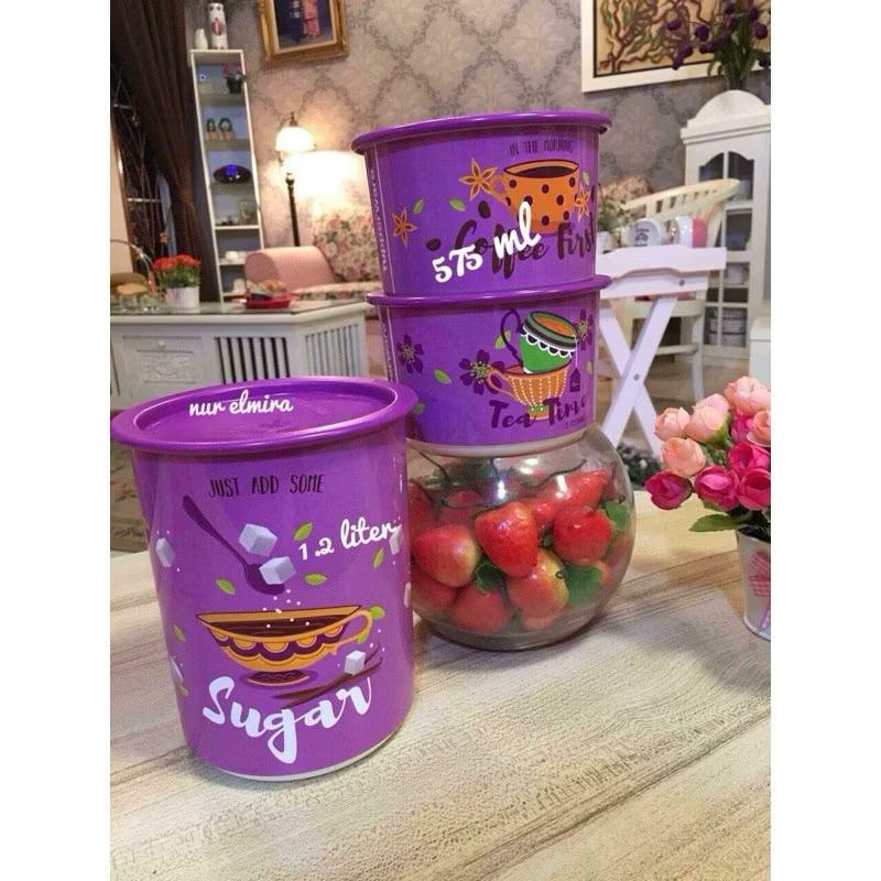 tupperware canister tea time (1 set 3 pcs) | Shopee Malaysia