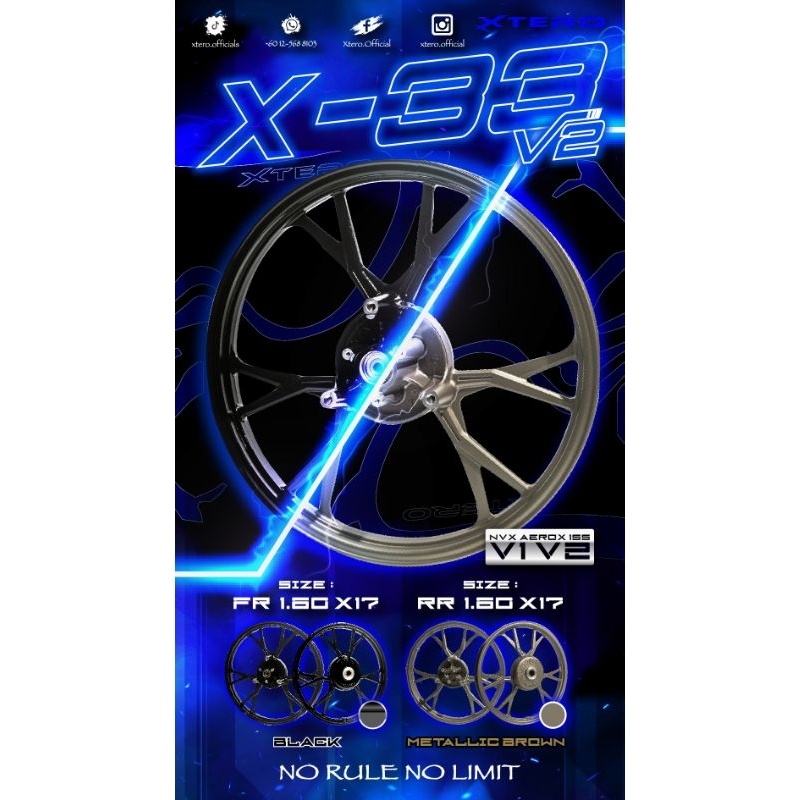 ORIGINAL XTERO X33 V2 ORIGINAL XTERO MALAYSIA NVX V1 V2 | Shopee Malaysia