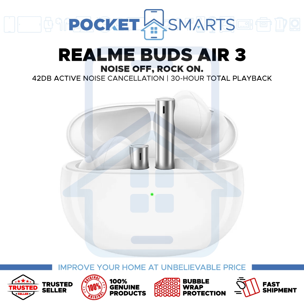 [Malaysia Set] Realme Buds Air 3 (TWS Ture Wireless Earbuds | Bluetooth ...