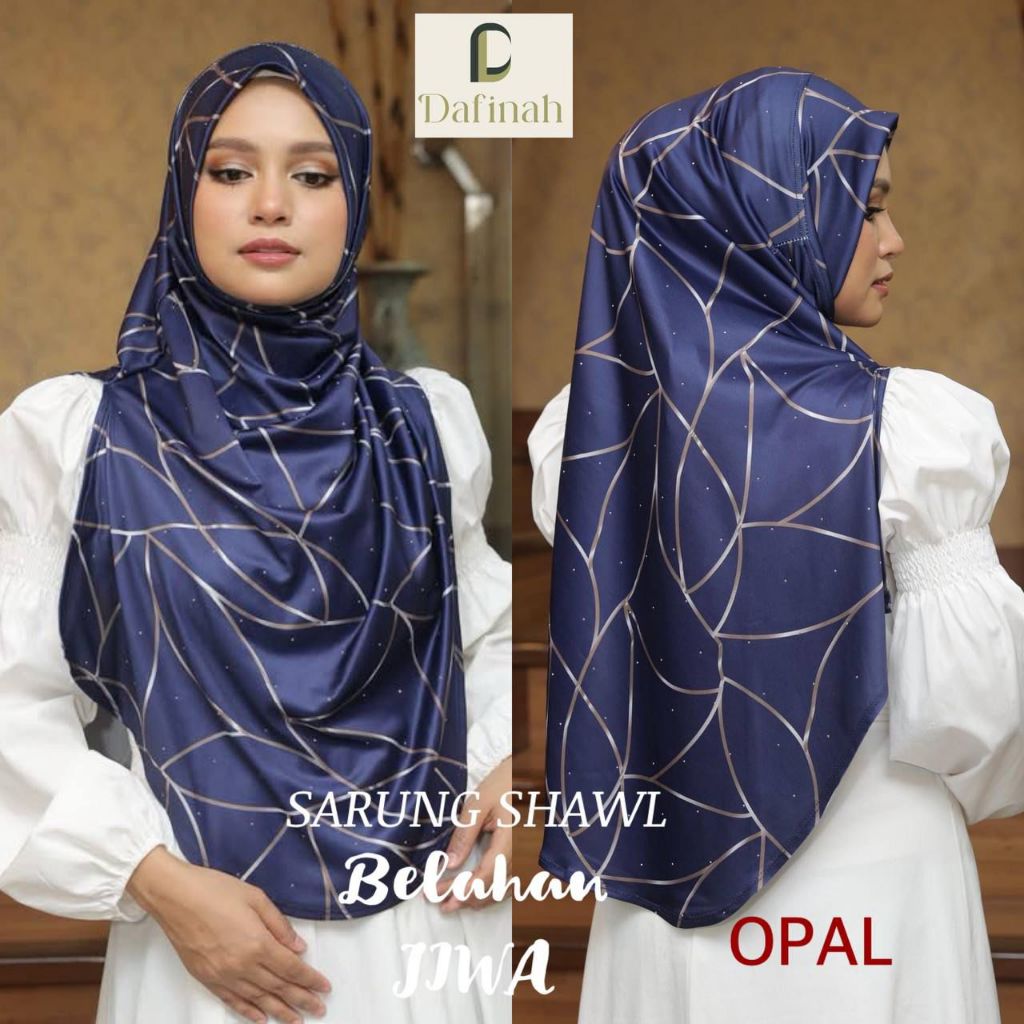 Tudung belahan jiwa dengan diamond instant shawl versi raya 2025 ...