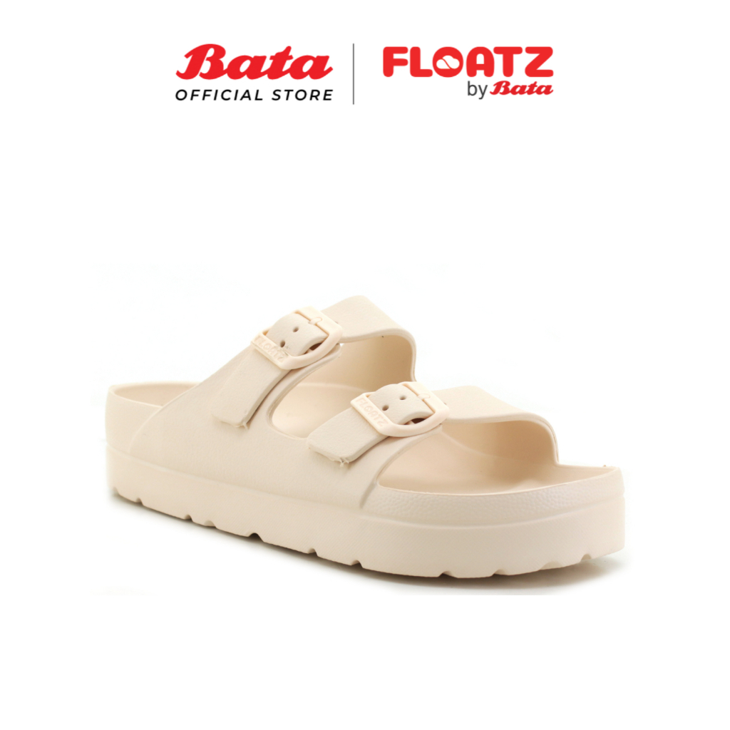 FLOATZ BY BATA Sasha 1 Women Ivory Sandals & Flip Flops 6101043 Selipar ...