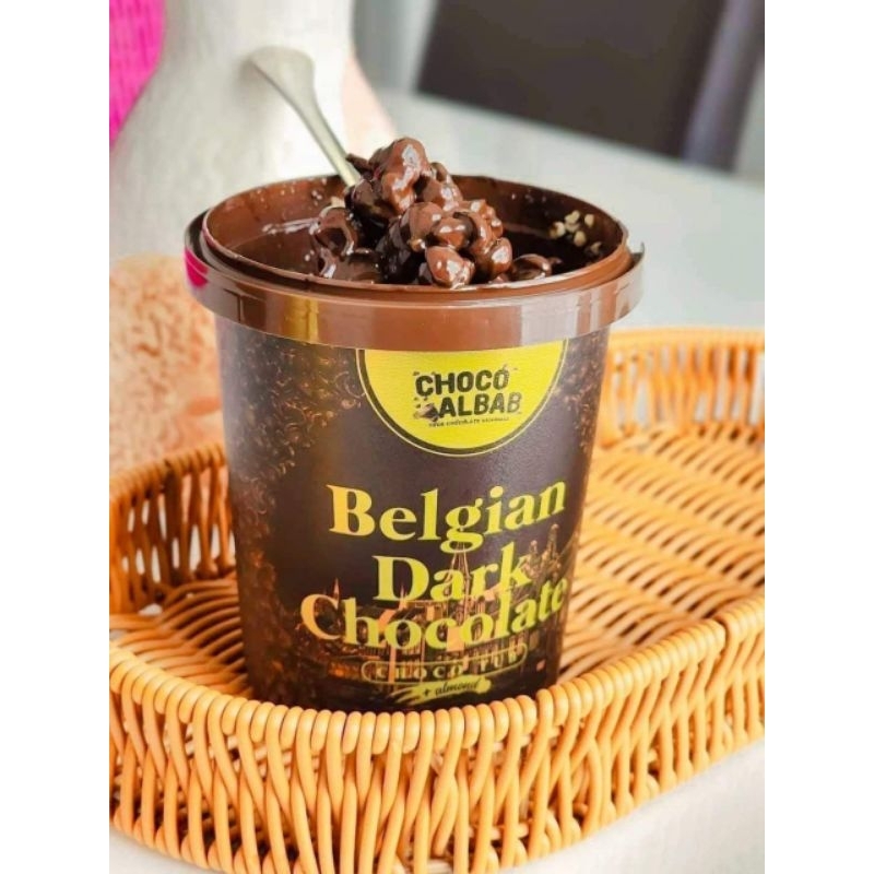 CHOCOALBAB BELGIAN DARK CHOCOLATE TUB KOKO | Shopee Malaysia
