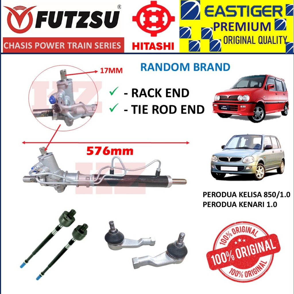 PERODUA KELISA 850/1.0 PERODUA KENARI 1.0 POWER STEERING RACK | Shopee ...