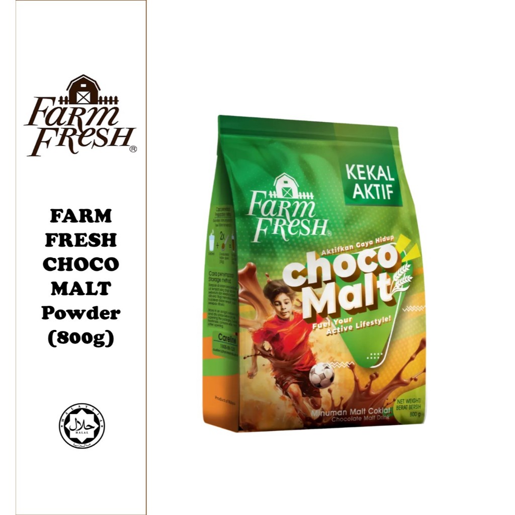 Farm Fresh Choco Malt Powder 800g Shopee Malaysia