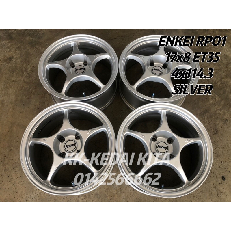 USED RIM ENKEI RPO1 17 INCHI | Shopee Malaysia