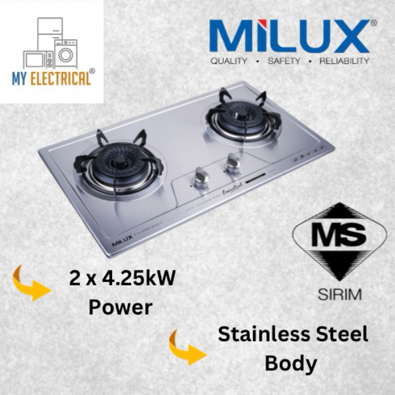 Milux Cooker Hob Stainless Steel (MGH-S634M) | Shopee Malaysia