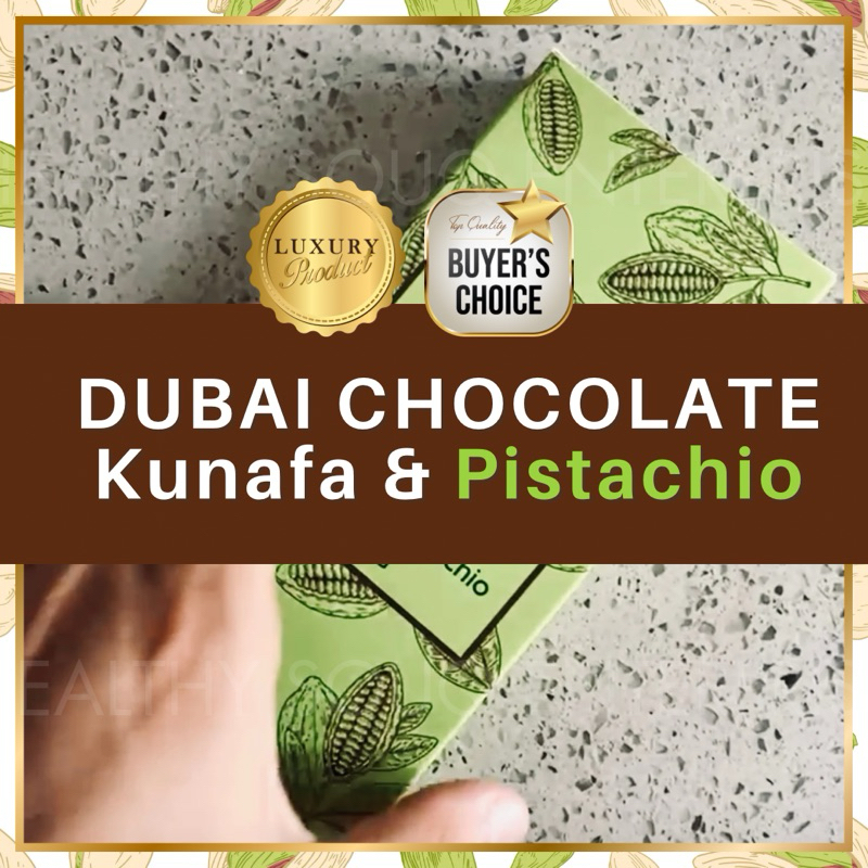 200g COKLAT DUBAI KUNAFA PISTACHIO ASLI DARI DUBAI | Shopee Malaysia